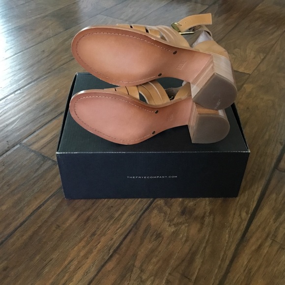 Frye | Shoes | New Frye Woven Leather Biana Heels | Poshmark